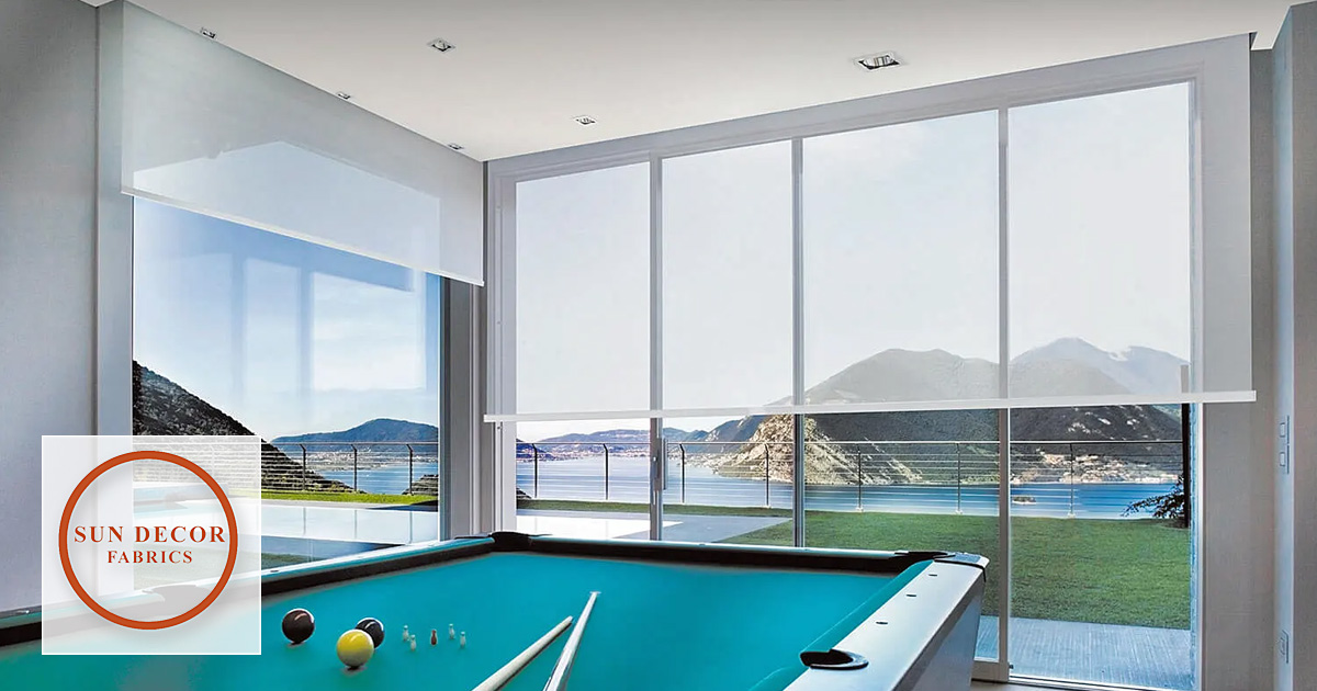 Cace Recessed Roller Shade | Sun Decor Fabrics
