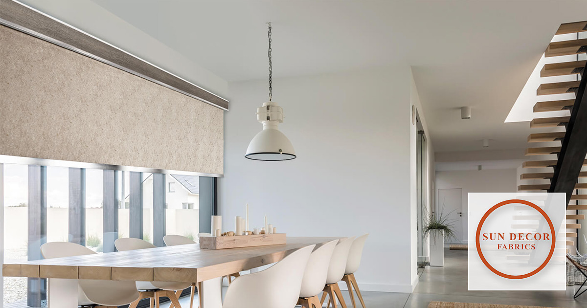 Contemporary Decorative Roller Shades | Sun Decor Fabrics